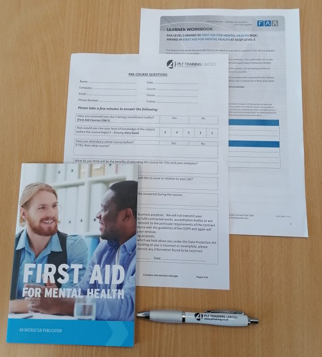 First Aid For Mental Health - PLT Training Limited